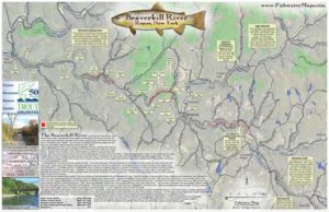Beaverkill River Map, Roscoe NY – FishwaterMaps.com