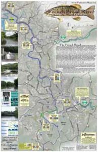 French Broad River Map, Asheville, NC – FishwaterMaps.com